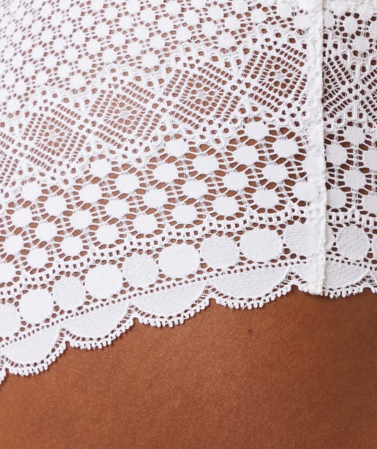 Shorty en dentelle IDOLE BLANC - ETAM