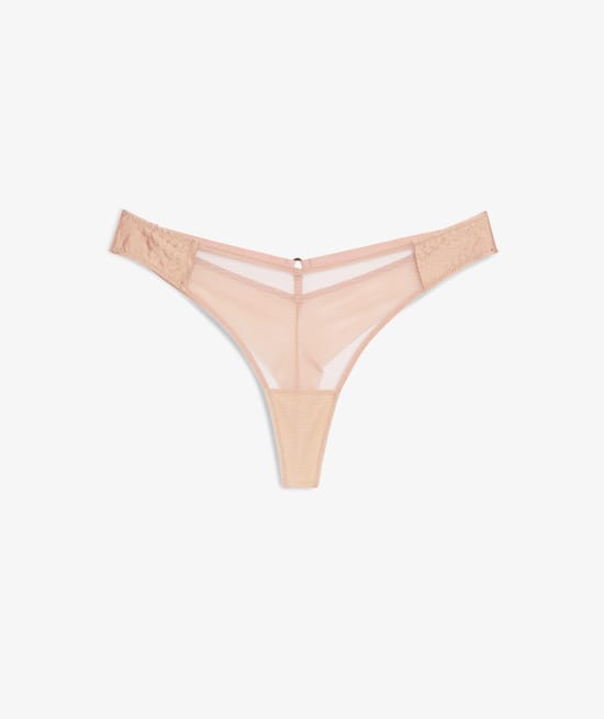 Soutien-gorge à coques fines en tulle et soie MIDNIGHT BLUSH - ETAM