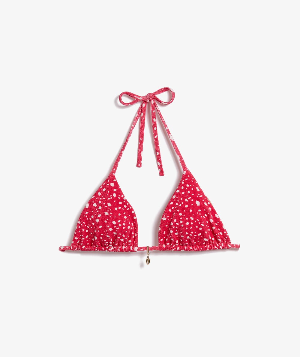 Triangle haut de maillot détail bijou PULP IMP FOND ROSE - ETAM