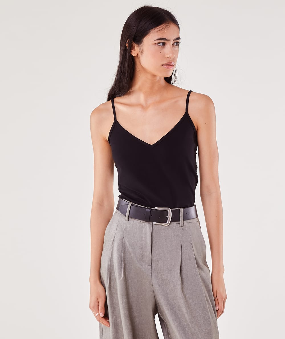 Thin straps tank top - DAILY - NOIR - ETAM