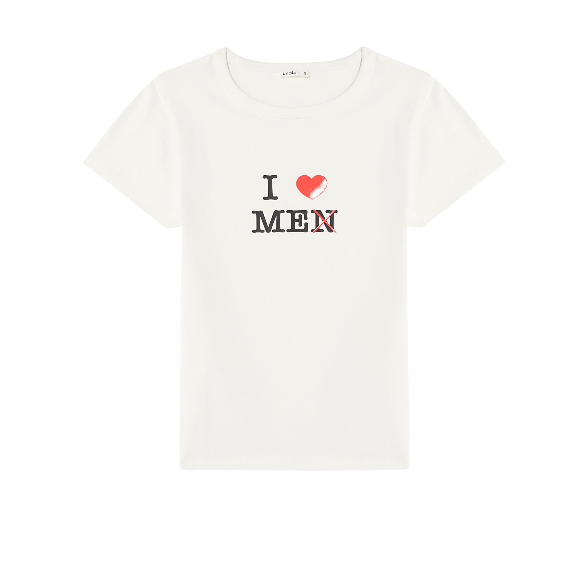 Tee-shirt en coton - framboise - Undiz