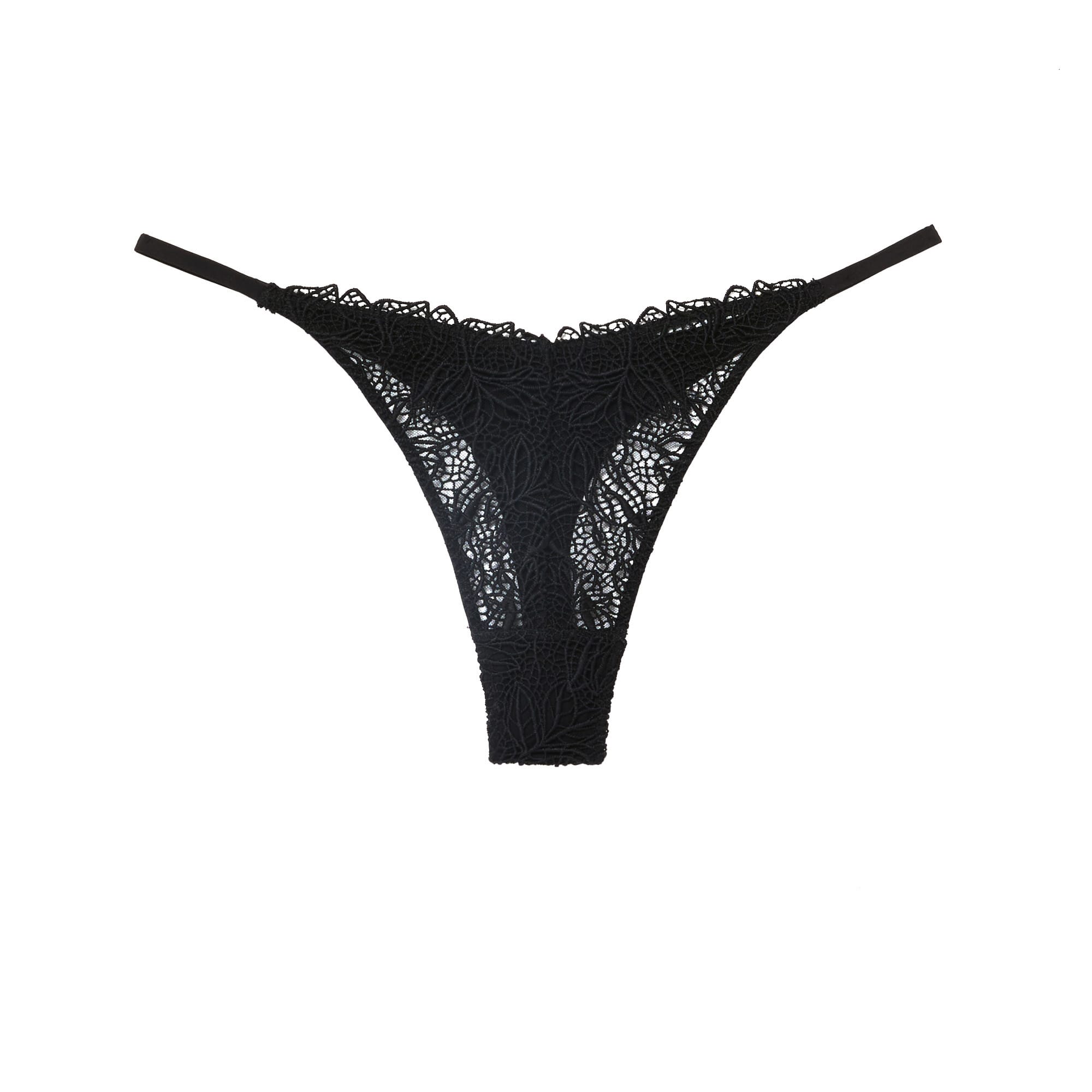 String en guipure - noir - Undiz