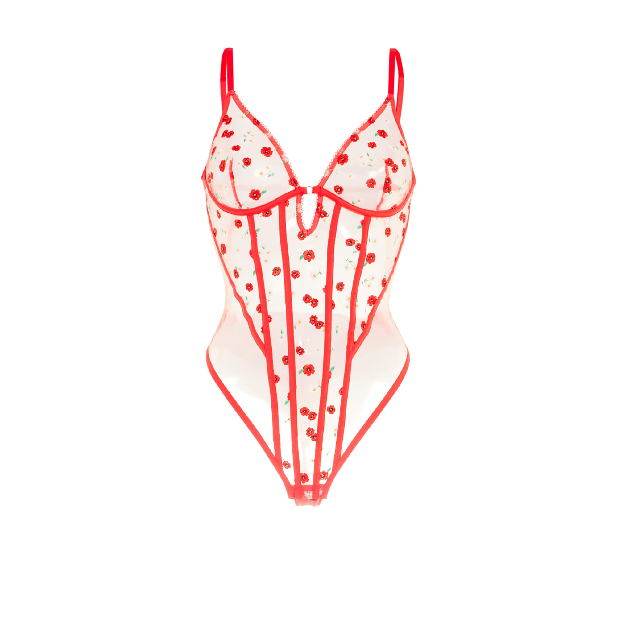 Body en tulle - framboise - Undiz