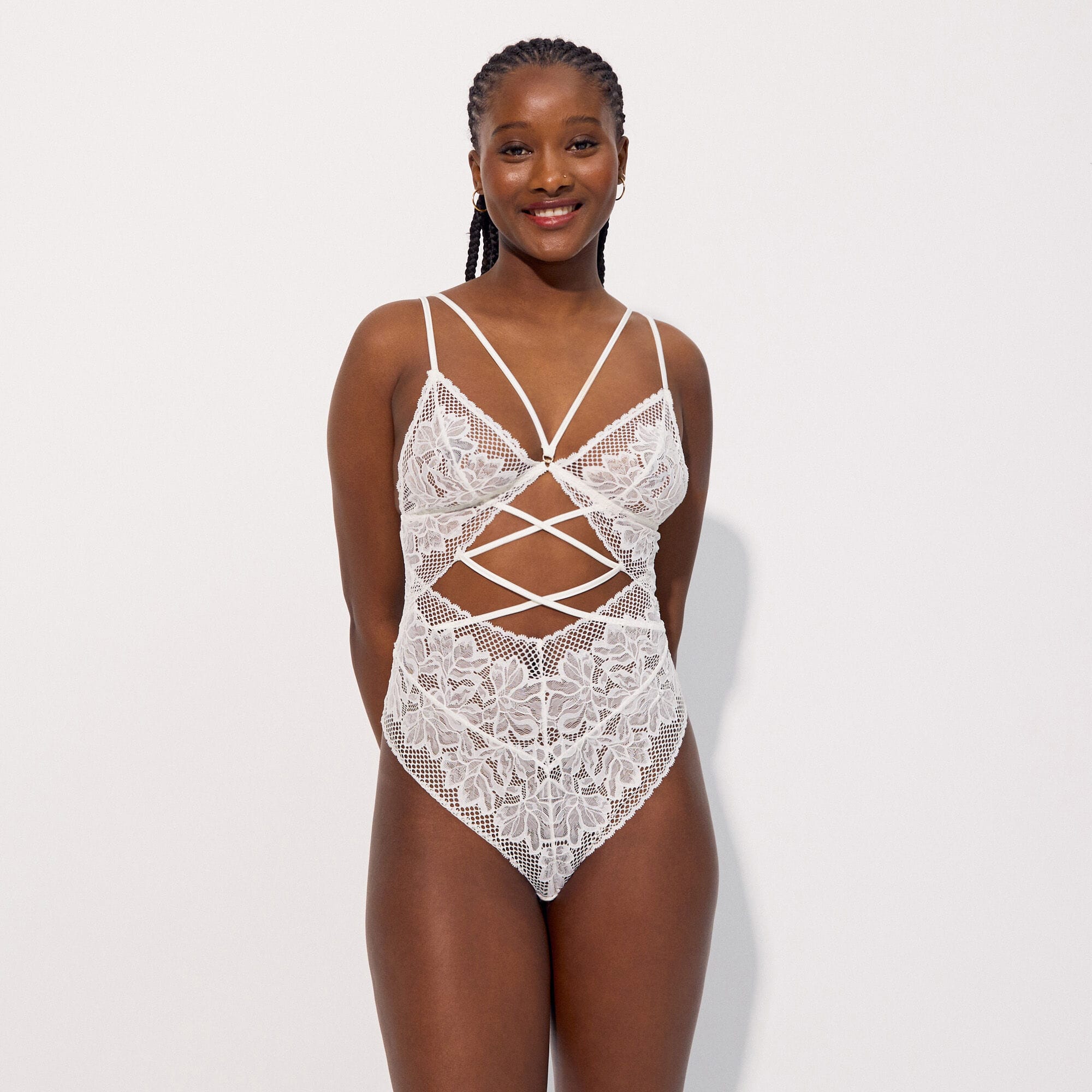Flower lace bodysuit store