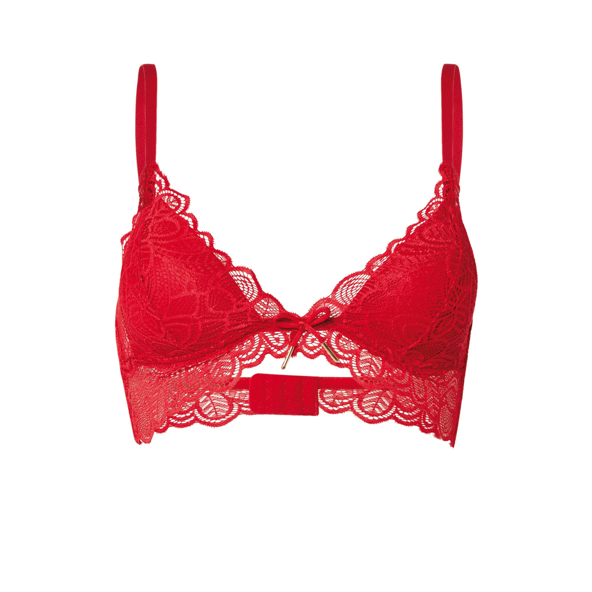 Soutien-gorge triangle push-up - rouge - Undiz